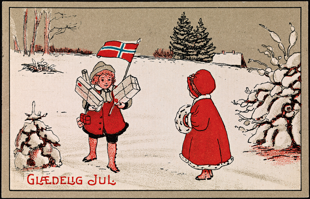 Julekort: 21 Wonderful Vintage Norwegian Christmas Postcards From the ...