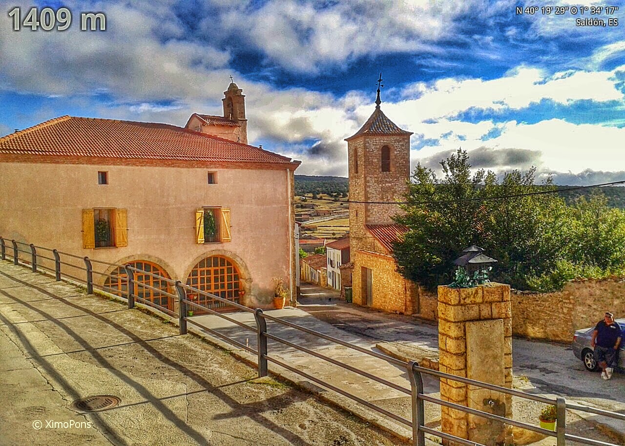 LOS PUEBLOS MAS ALTOS DE ESPAÑA: Nº 46 - SALDÓN (Altura 1400 mt )