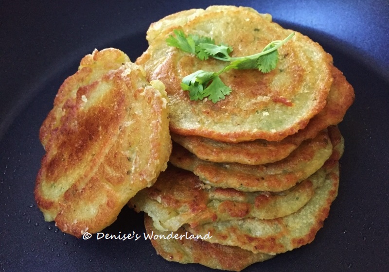 Korean Potato Pancake, Gamjajeon - Denise's Wonderland