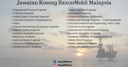Jawatan Kosong ExxonMobil Malaysia