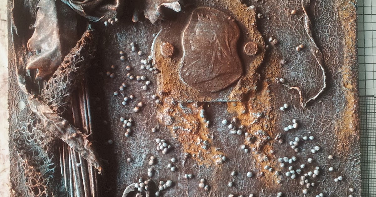 Barnsley Crafter: Powertex, The finished Journal Cover