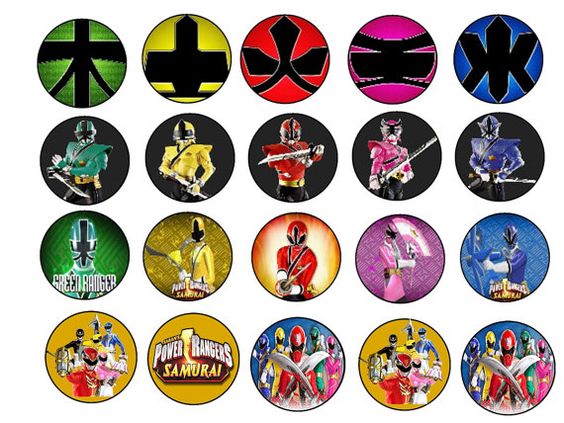 Edible Paper in Creatividades: Power Rangers