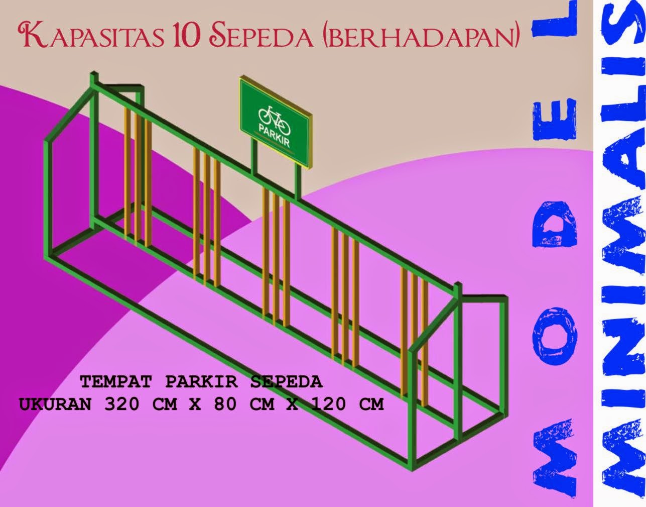 TERIMA PESANAN PEMBUATAN TEMPAT PARKIR SEPEDA