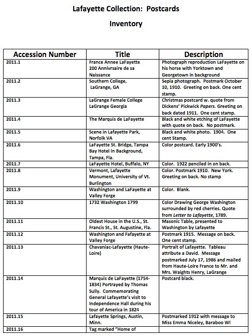 Postcards - LaFayette Collection - LibGuides at LaGrange College