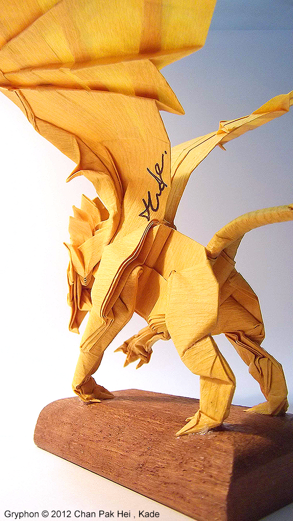 Kade Chan Origami Blog 香港摺紙工作室 (日誌): Gryphon 獅鷲 ( 影片教學 Video tutorial )