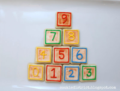 Cookie District: Math-themed Baby Shower