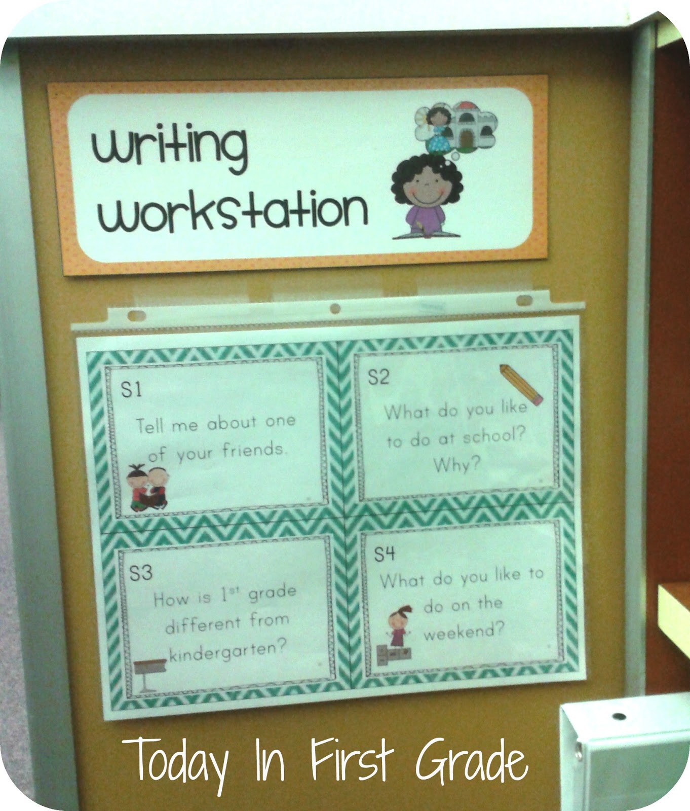 Today In First Grade: Teacher Week: Classroom Digs!