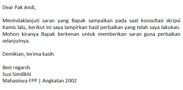 Catatan kecil: Belajar Etika Menulis Email (EME)