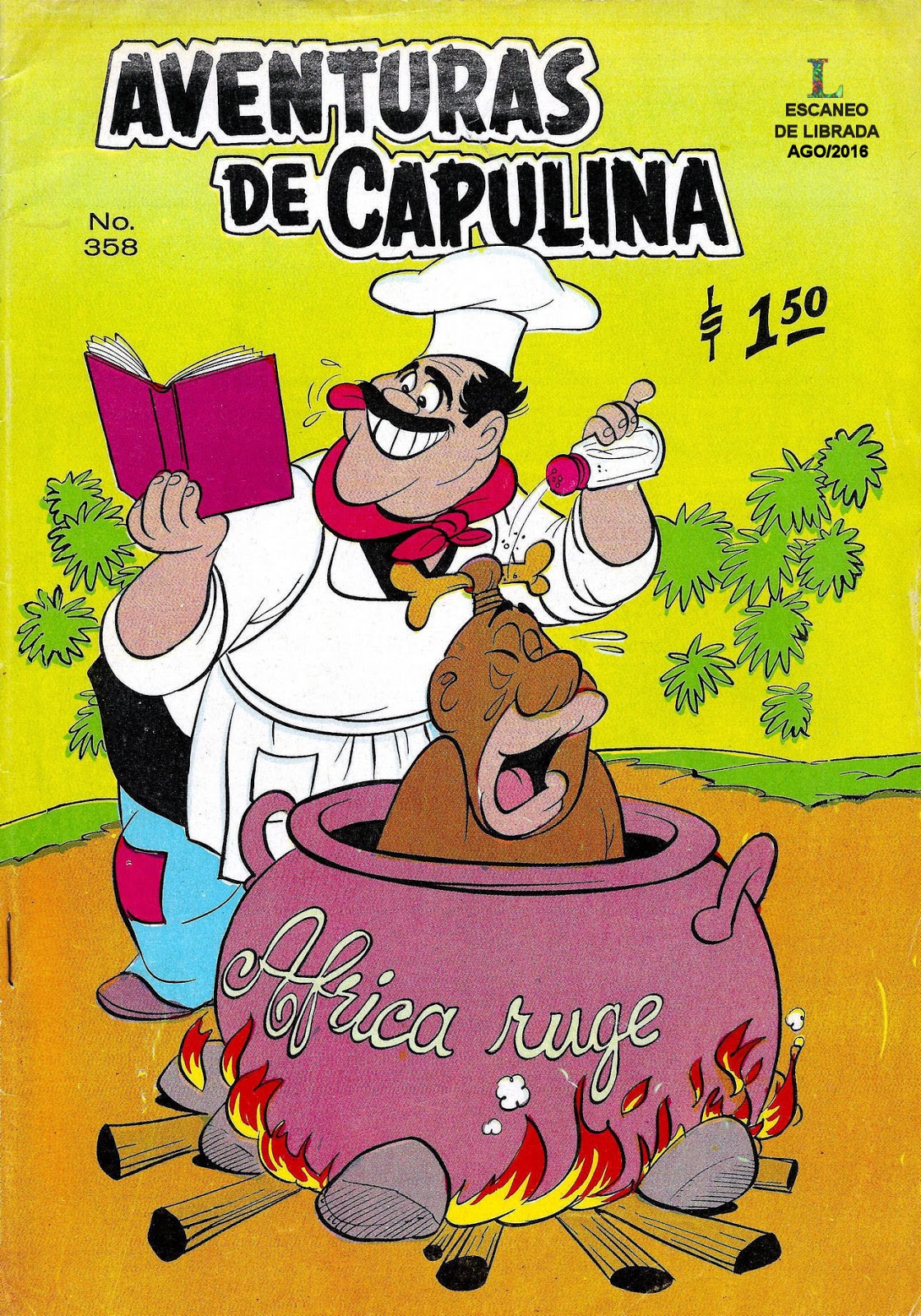 Comics Mexicanos de Jediskater: Aventuras de Capulina No. 358, “Africa ...