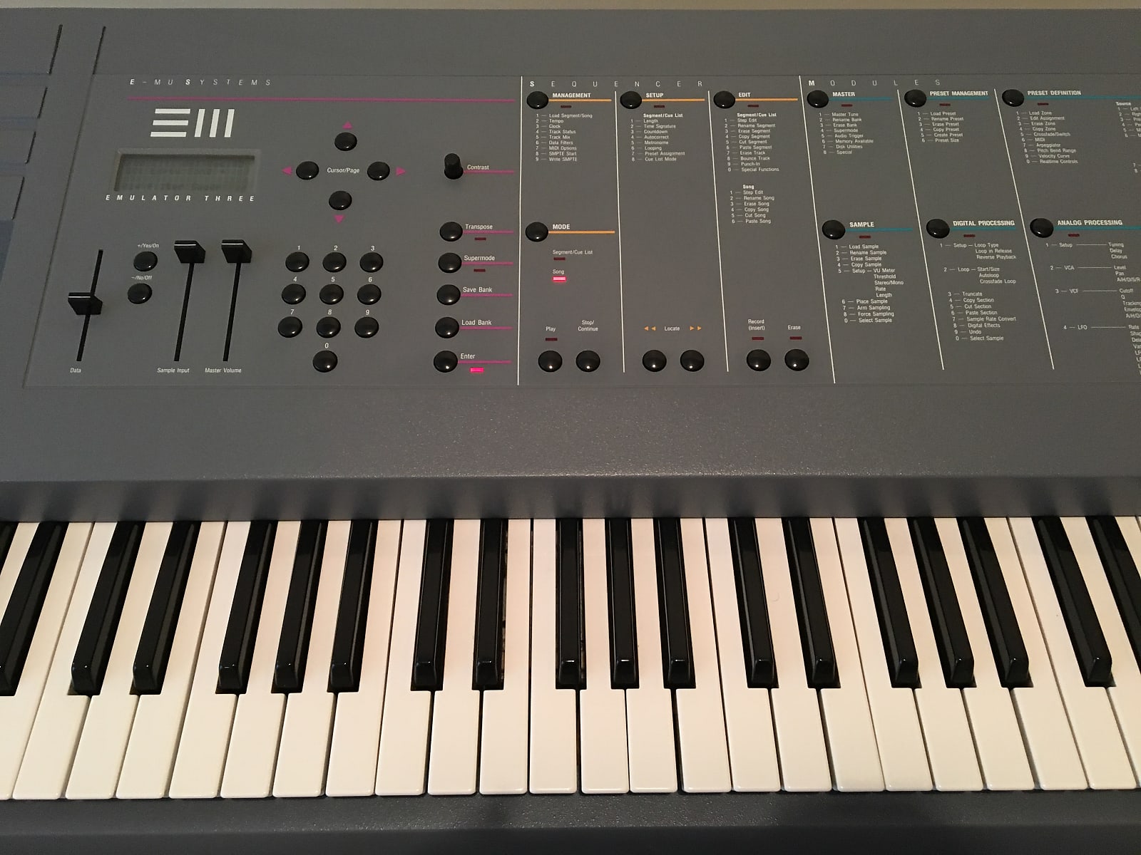 MATRIXSYNTH: E-Mu Emulator III - 8Mb RAM -Classic 1988 Professional ...