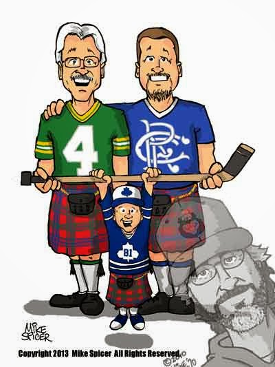 Mike Spicer Cartoonist / Caricaturist.: 3 Generations - A Commissioned ...