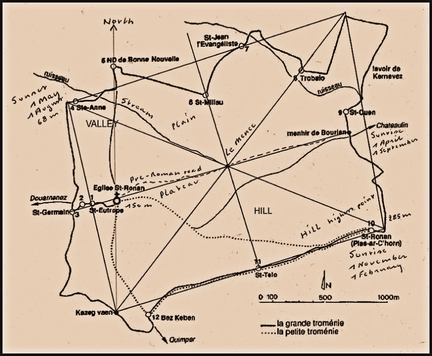 EARTH AND HER SPECIAL PLACES: 17 LOCRONAN (5): the Sacred Quadrilateral