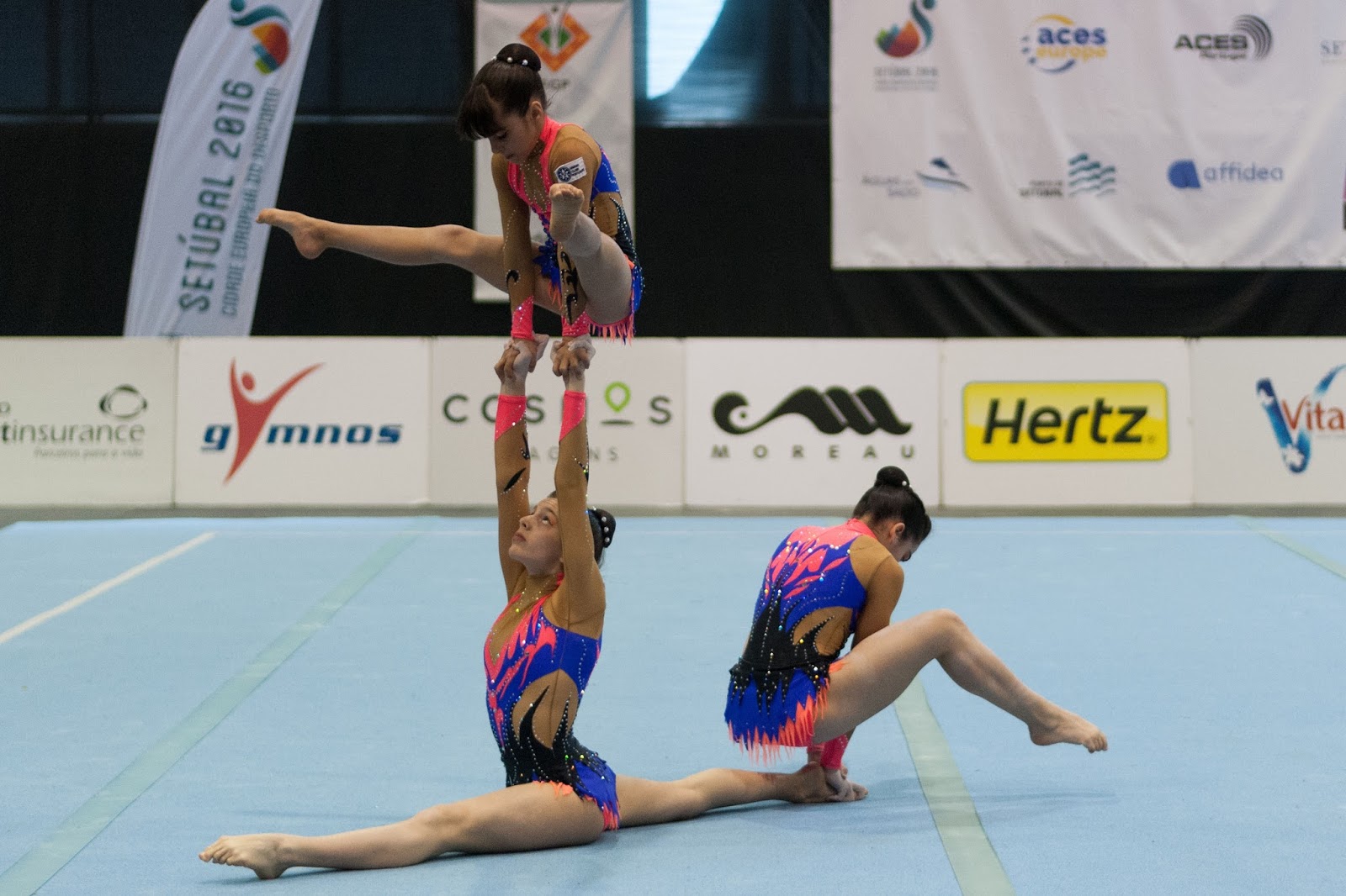 Desporto no Distrito de Setúbal: Ginástica acrobática, competição de ...