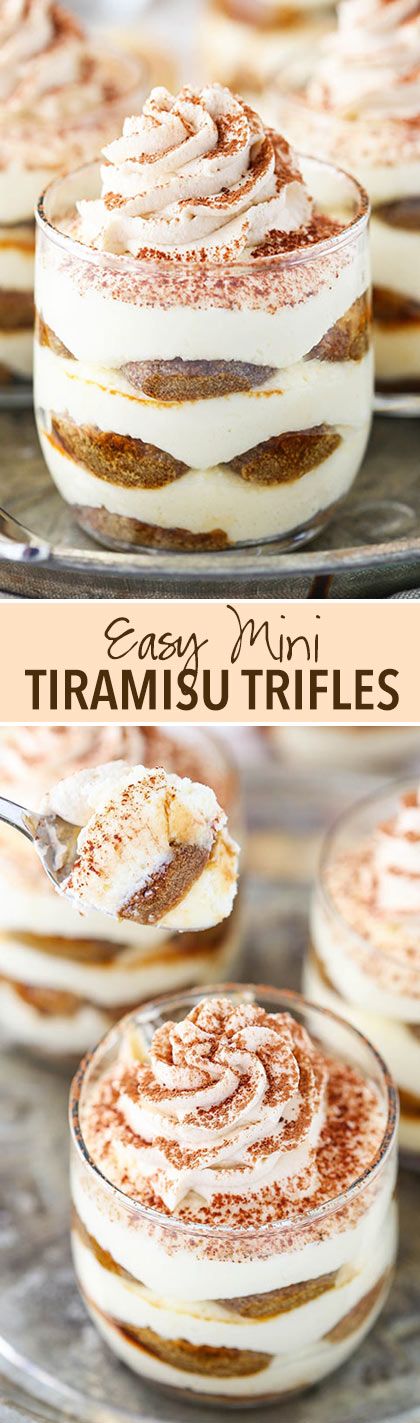 MINI TIRAMISU TRIFLES - Book Of Recipes