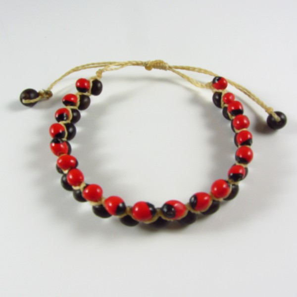 Artesanía y Bisutería Peruana: Pulsera de Huayruro (3)