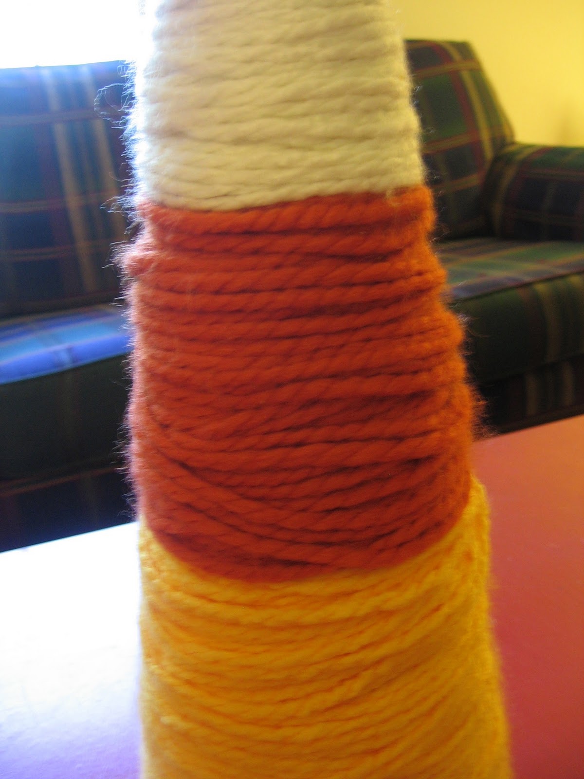 The Mommy Diaries: Candy Corn Decor {a tutorial!}