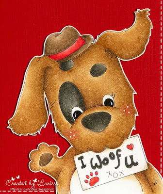 Car-D-elicious: Di's digi stamps - I woof u!