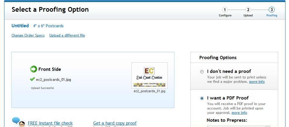 EC2 Snail Mail {UPrinting Postcards} | East Coast Creative