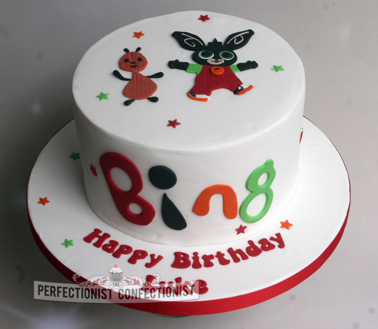 The Perfectionist Confectionist: Luke - Bing and Flop Birthday Cake