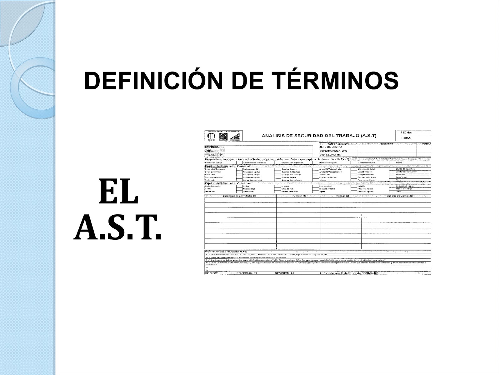 CURSOS en SEGURIDAD, SALUD OCUPACIONAL y MEDIO AMBIENTE. SSOMA ...