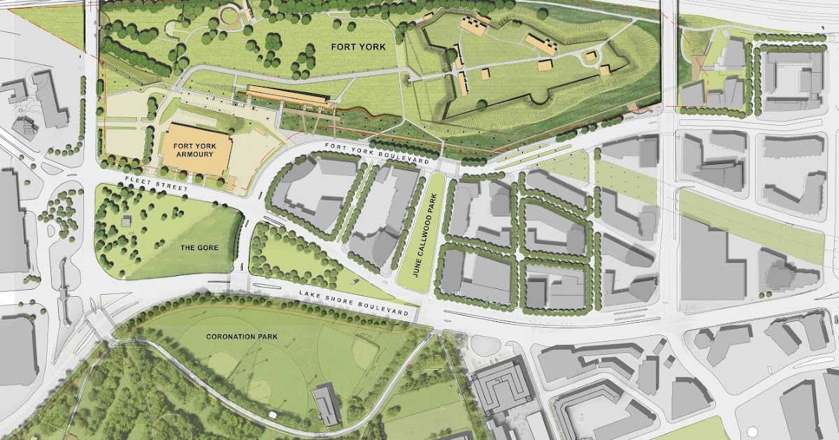 Fort York and Garrison Common Maps: 2014 DTAH: Fort York Parks and Open ...