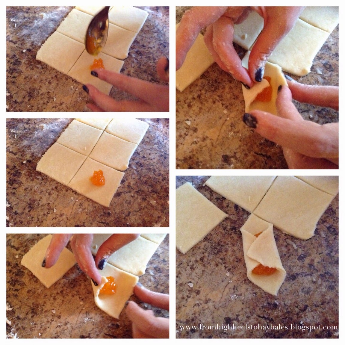 From High Heels to Hay Bales: Apricot Danish Cookies