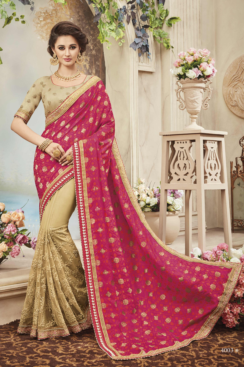 Designer Diwali Wear Saree With Heavy Work Patang Sarees - 4001