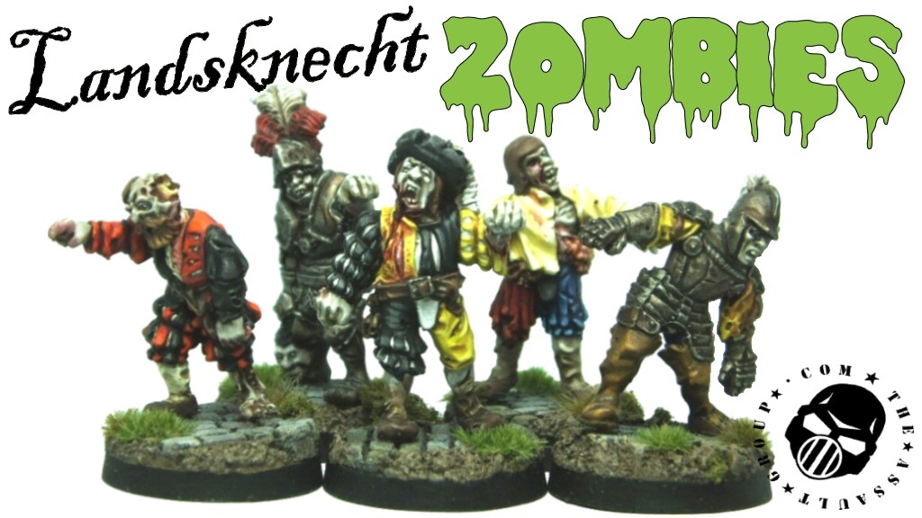 Wargame News and Terrain: The Assault Group: 28mm Landsknecht Zombie ...