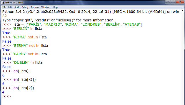APRENDER A PROGRAMAR CON PYTHON: LISTAS I