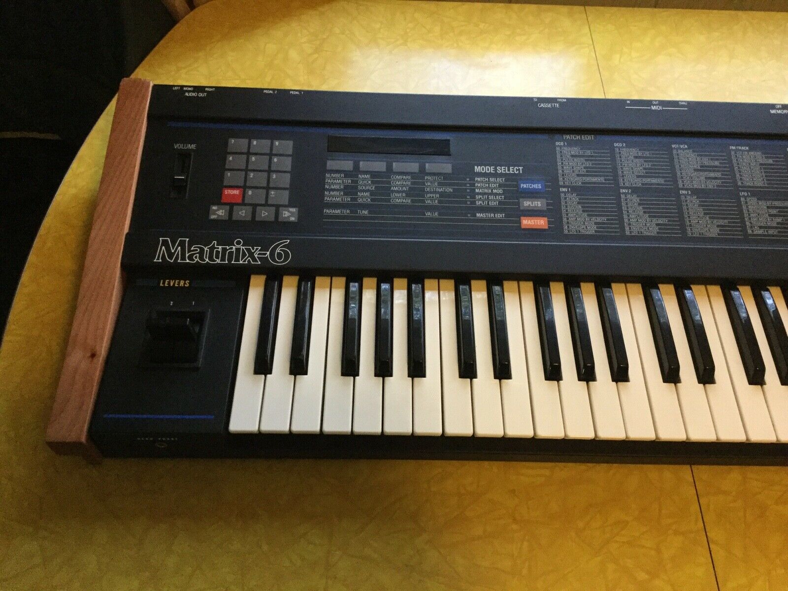 MATRIXSYNTH: Oberheim MATRIX-6 with Custom Wood Side Panels