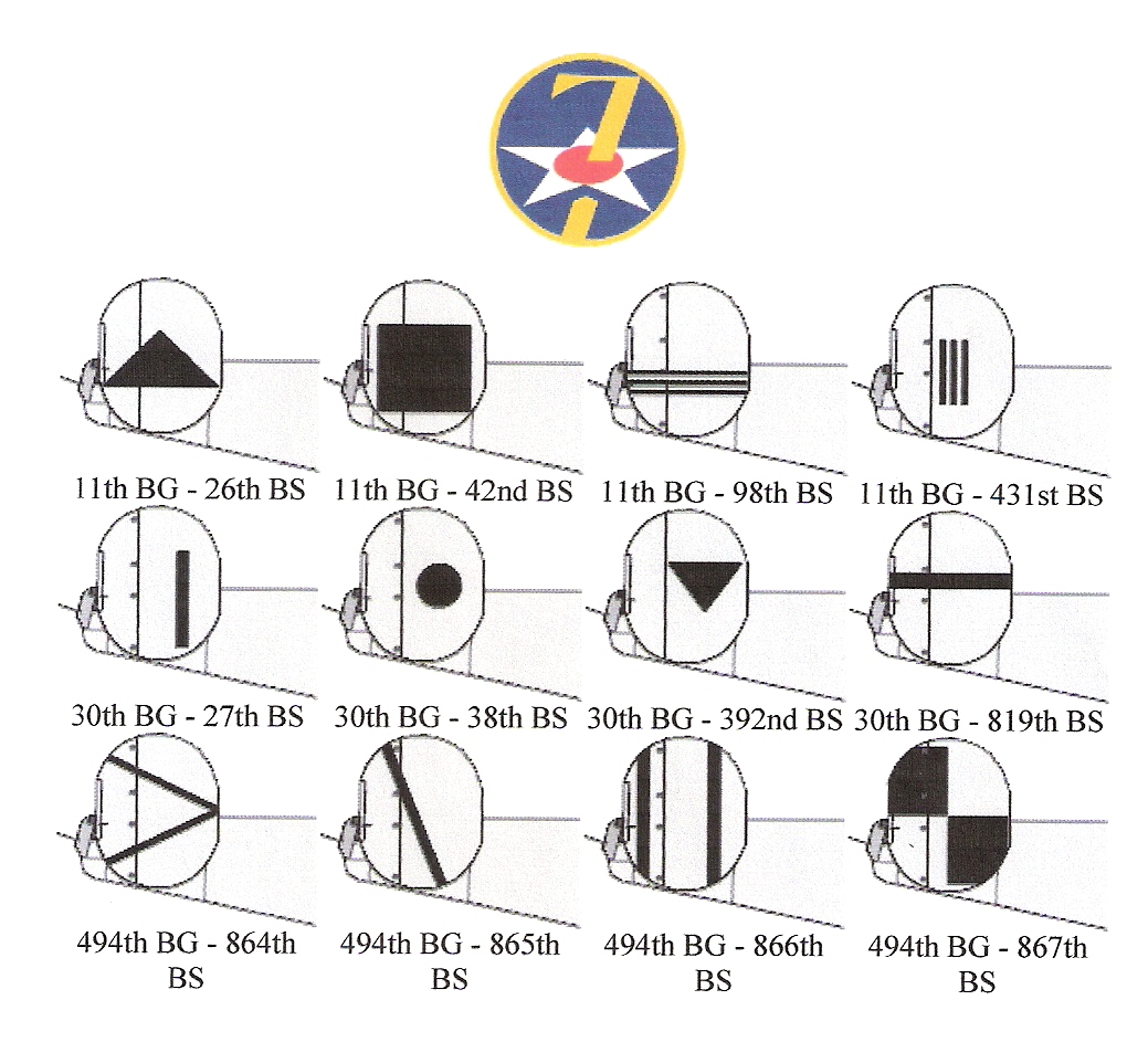Liberator log - The story of a B-24 and her Crew: Tail Markings for the ...