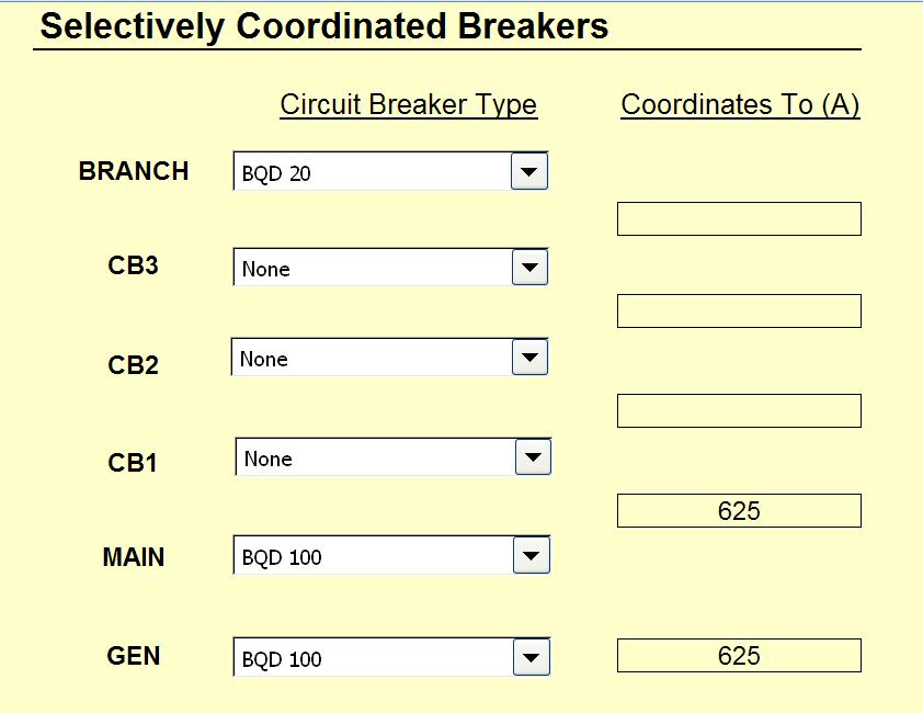 Selective Coordination Tools and Spreadsheets - Part Three ~ Electrical ...