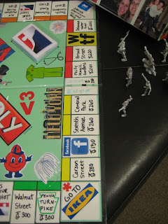 creativity productivity: DIY Monopoly Board