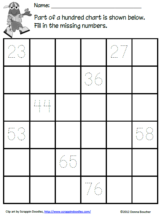 Classroom Freebies Too: Hundred Chart Patterns