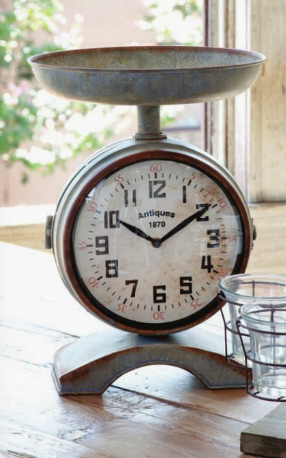 farmhouse musings: Vintage Style Scale Clock is Back