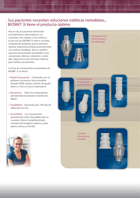 3i Biomet Colombia: Componentes Provisionales de BIOMET 3i