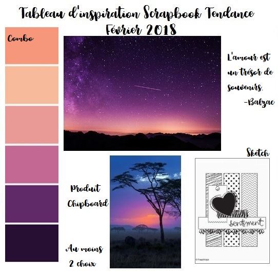 Scrapbook Tendance: Tableau inspiration