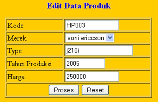Fahrul-Sandy: Cara membuat edit data dan hapus data di PHP