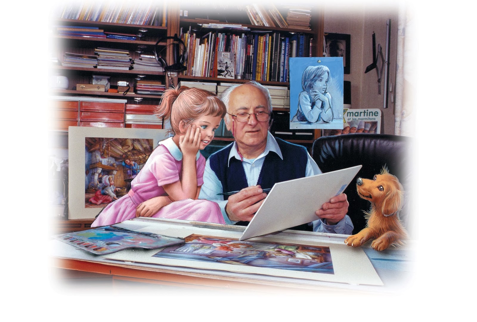 BlushingEyes: Drawings of Marcel Marlier known as Martine