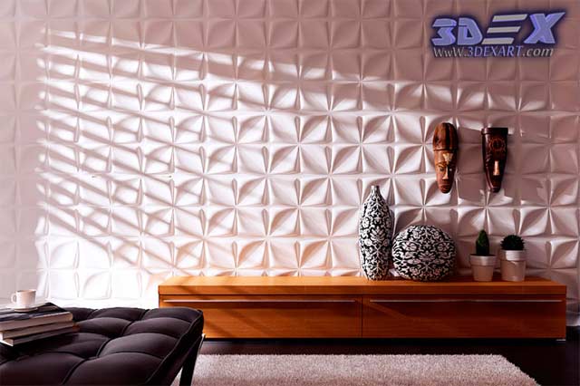 Decorative 3d gypsum wall panels and plaster wall paneling designs
