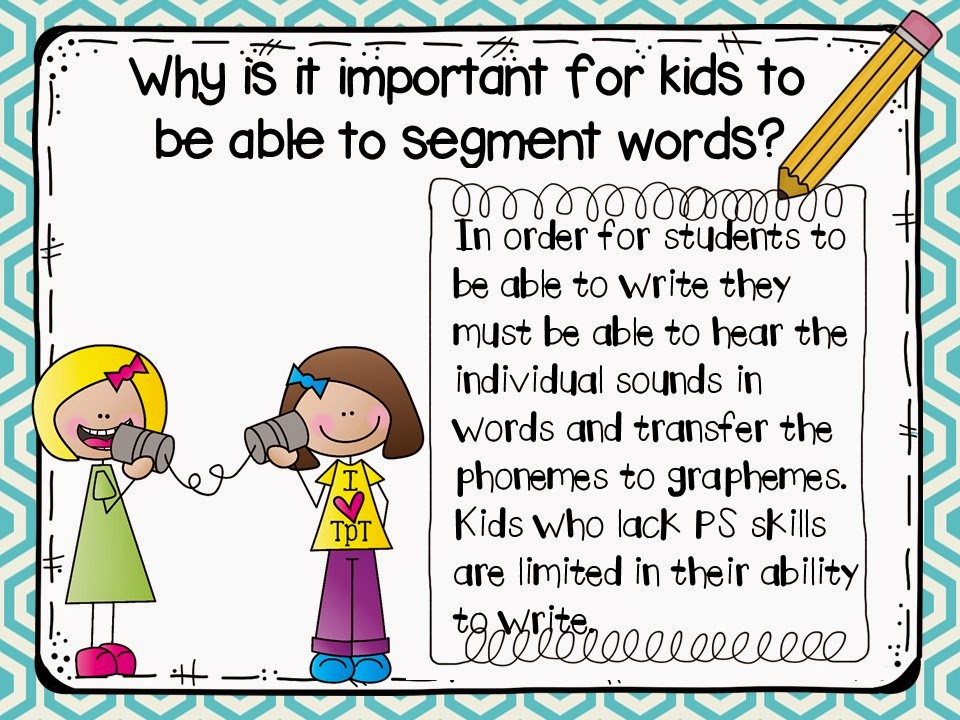 Phoneme Segmentation! Make and Take Freebie and Book Talk Tuesday | Mrs ...