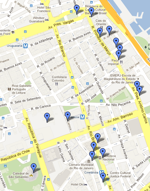 Roteiro: Centro Histórico do Rio de Janeiro