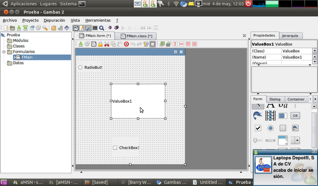 Gambas2 El Visual Basic De Linux (UBUNTU) ~ PABLETORETO