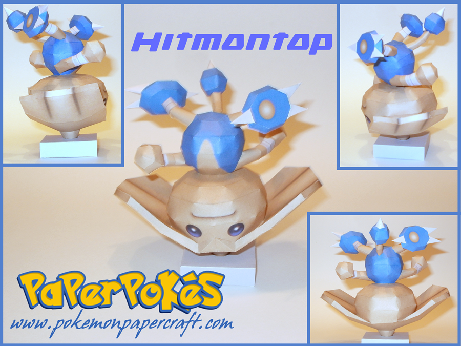 PaperPokés - Pokémon Papercraft: HITMONTOP