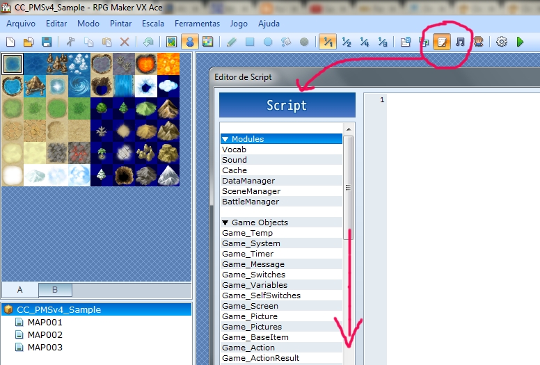 RPG Game Maker VX Ace : SCRIPTS