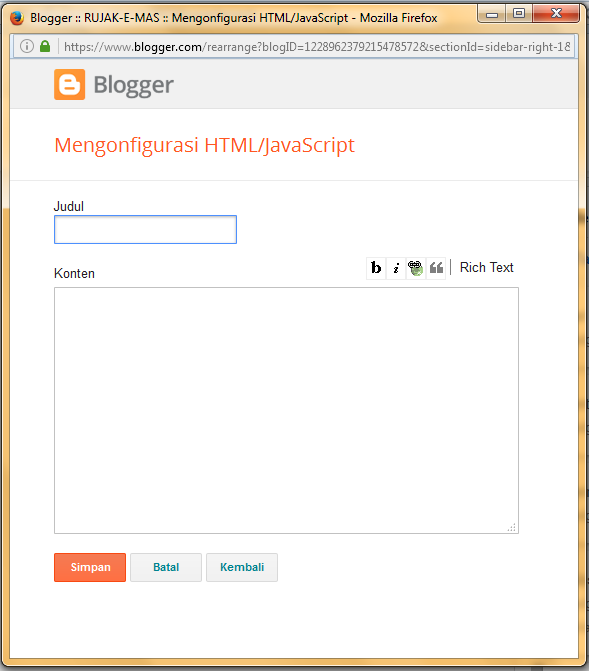 Cara Memberikan Kode Pada Tempatnya Atau Pada Tata Letak Agar Muncul Di ...