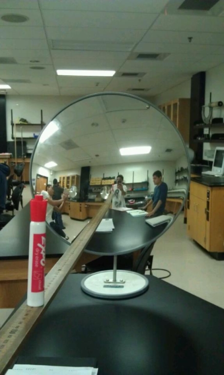 Physics 4C qtran: Experiment 9: Concave and Convex Mirror