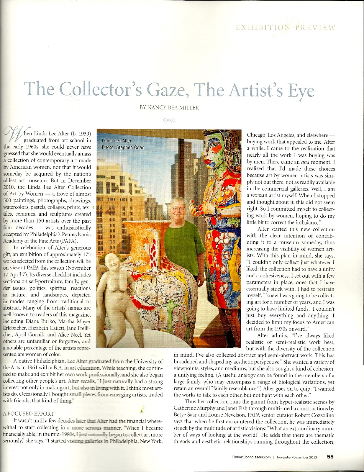 Nancy Bea Miller Art News: 2012