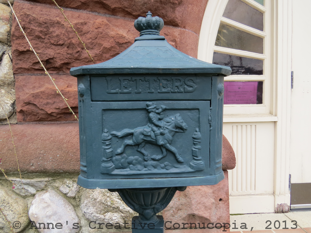 Anne's Creative Cornucopia: Cast Iron Letter Box and Gargoyle Lamp ...