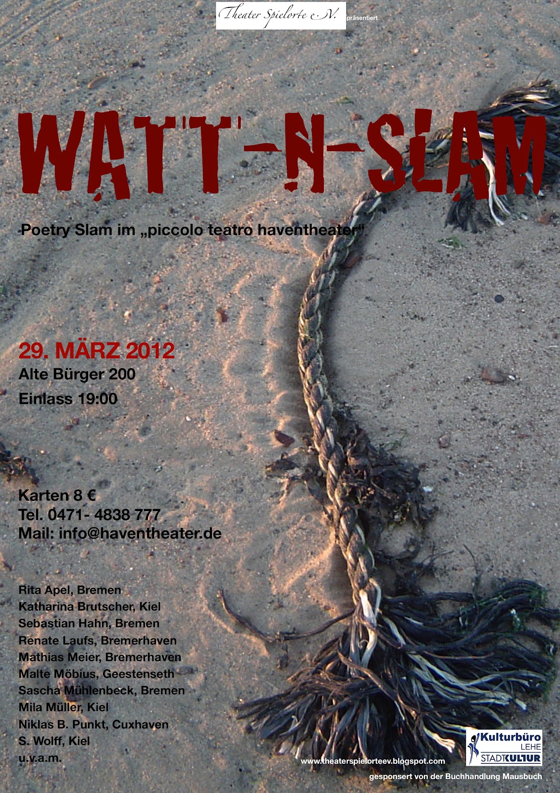 Verlag (eigene werte): Slam-Poetry mit Sascha Mühlenbeck und Sebastian Hahn